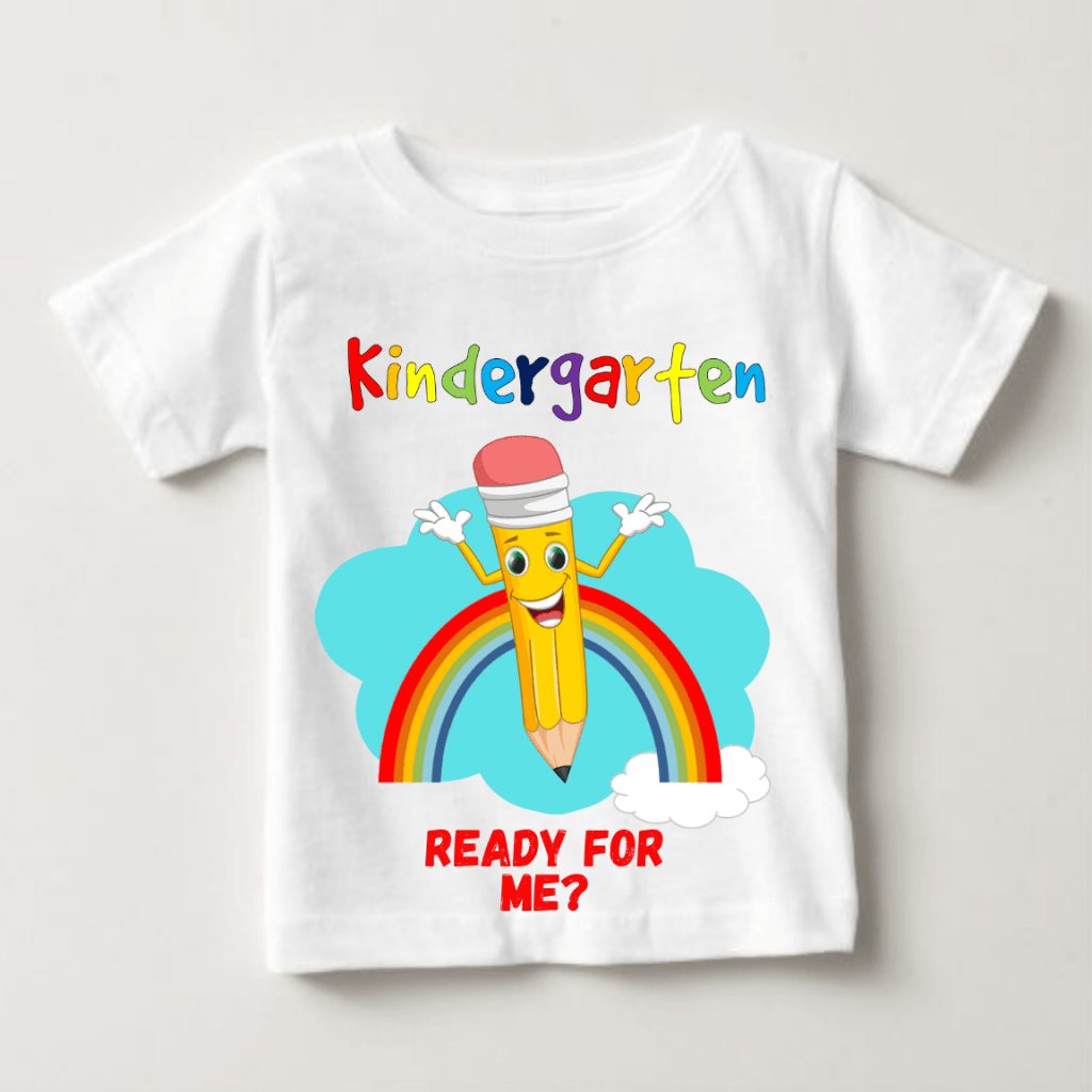 Kindergarten Kids Tees Free Customised T-shirt | Knitroot