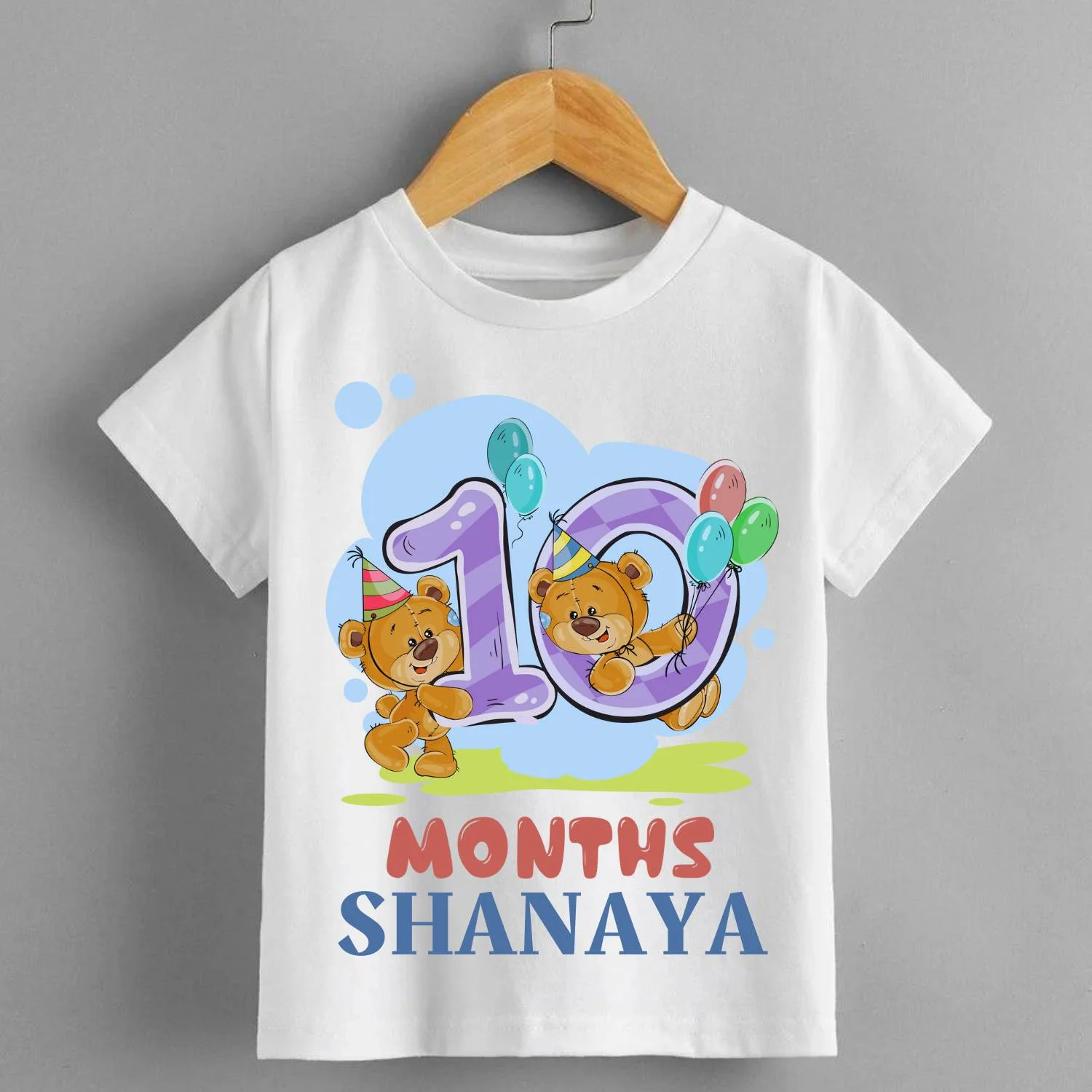 10th Month Birthday Baby Outfit | Customized Baby Clothes | KNITROOT